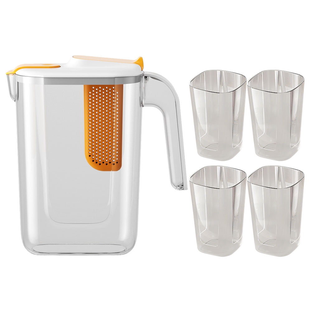 hongheyi 1 Set of Plastic Pitcher with Strainer Water Jug Tea Kettle ...
