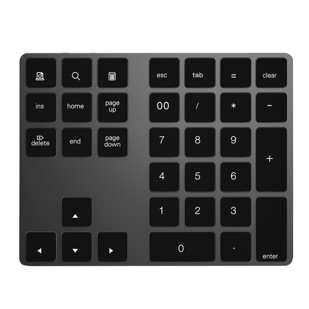 hongheyi 34 Keys Wireless Keyboard Numeric Keyboard Practical Keyboard ...