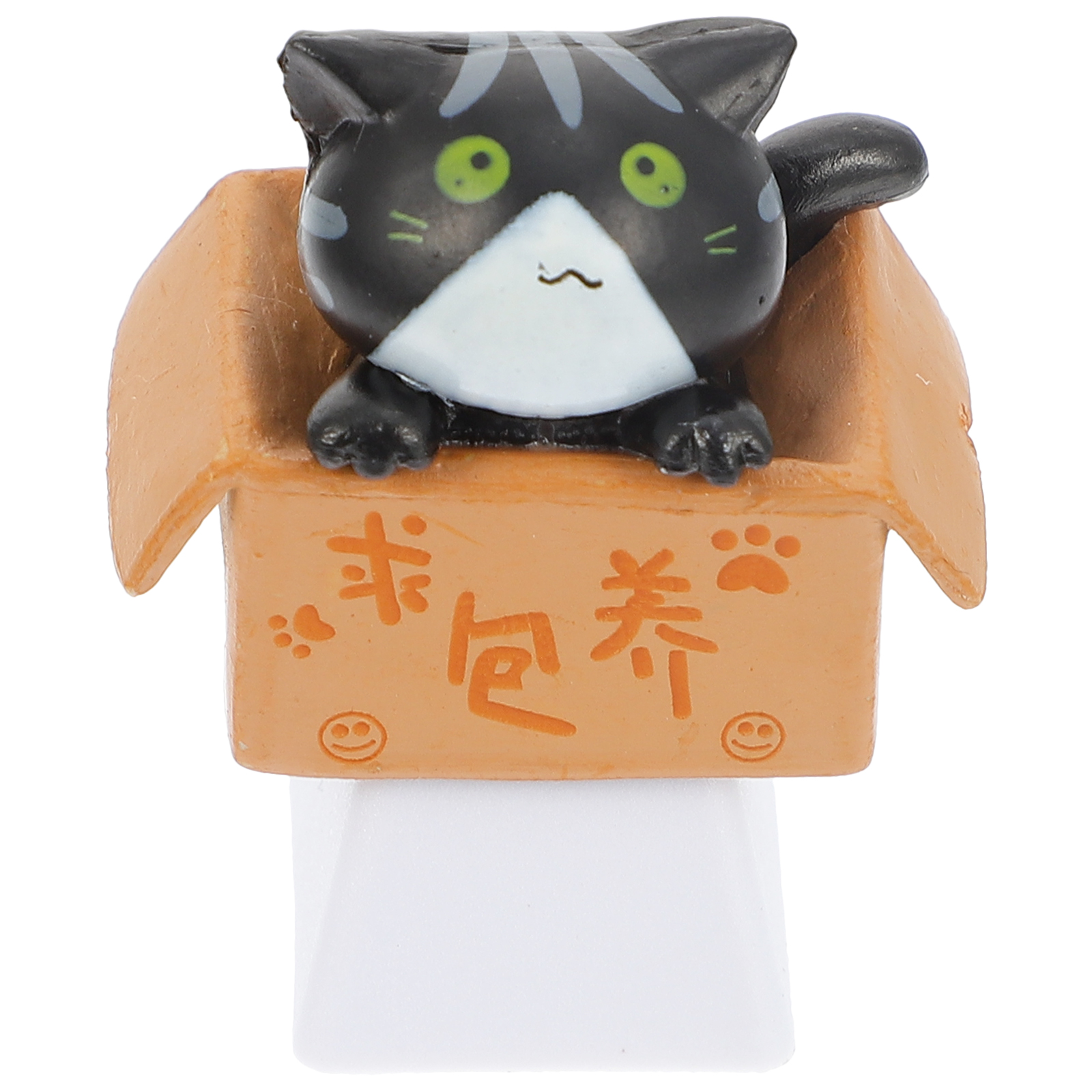 hongheyi Key Caps Cat In Cardboard Box R4 Profile DIY Personalized ...