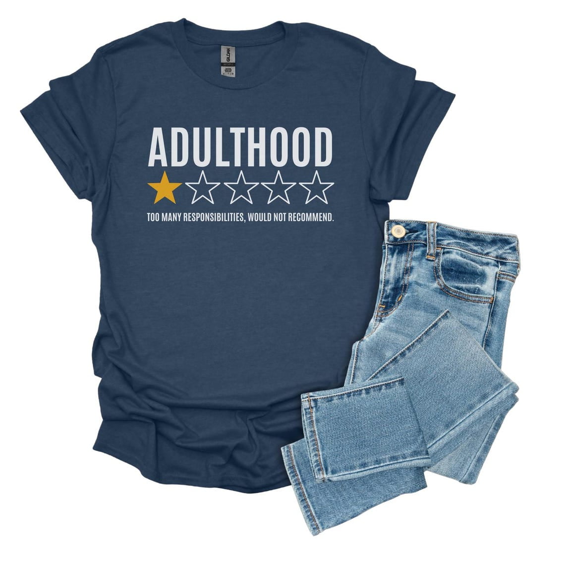 hood One Star Review Shirt, ing T-Shirt, Too Many Responsibilities Tee ...