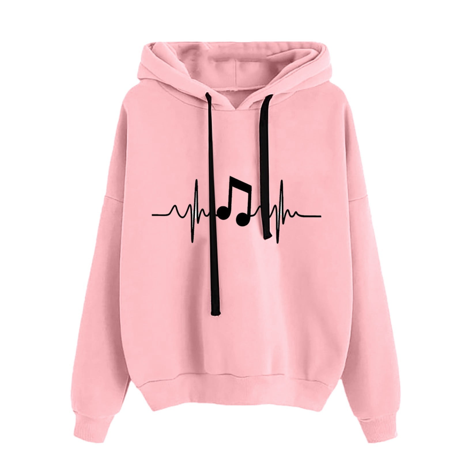hoodies for women Clearance! Weikingp Ladies Round Neck Long Sleeve ...