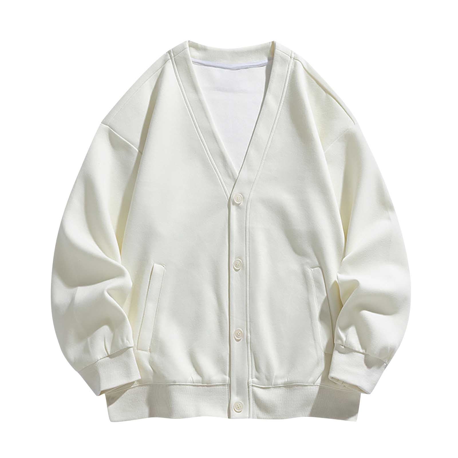 hopeusnice Men's Loose Fit Denim Trucker Jean Jacket Oversized Baggy ...