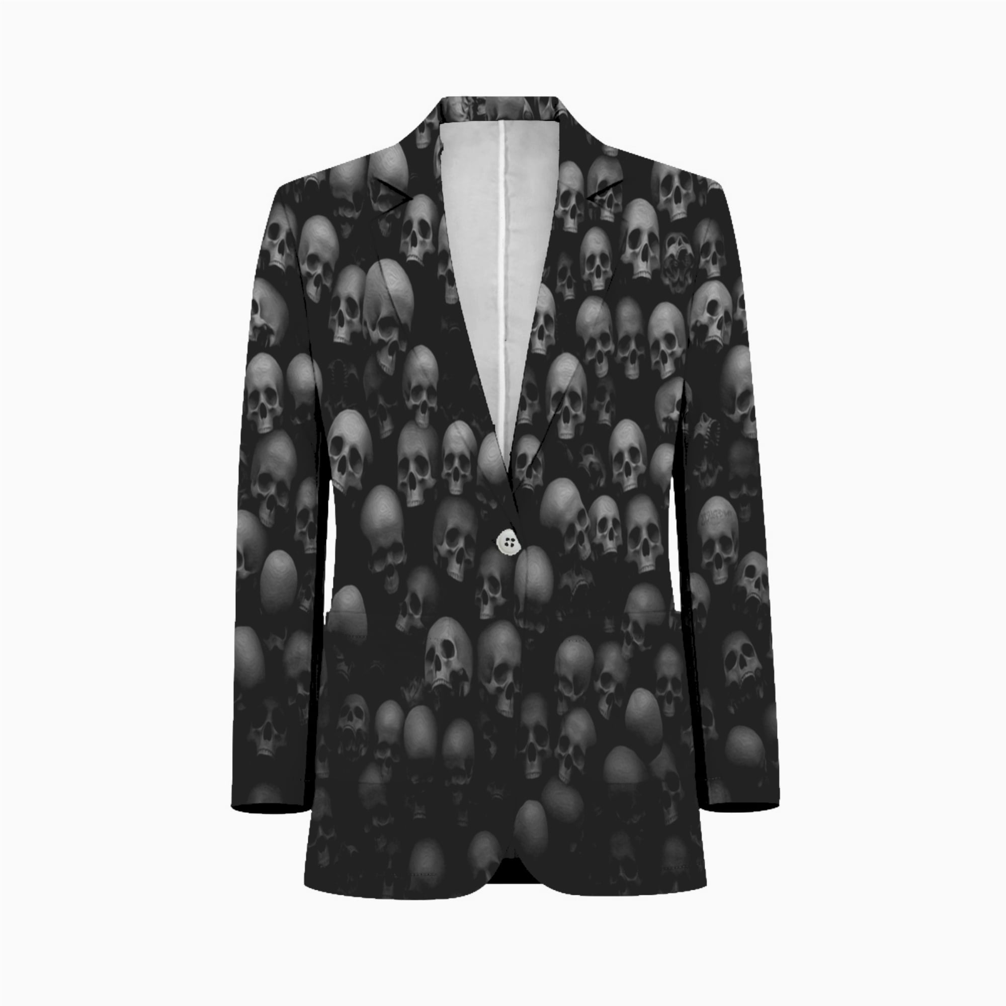 horror collection skull Mens Suits Shawl Collar Slim Fit Suit Mens ...