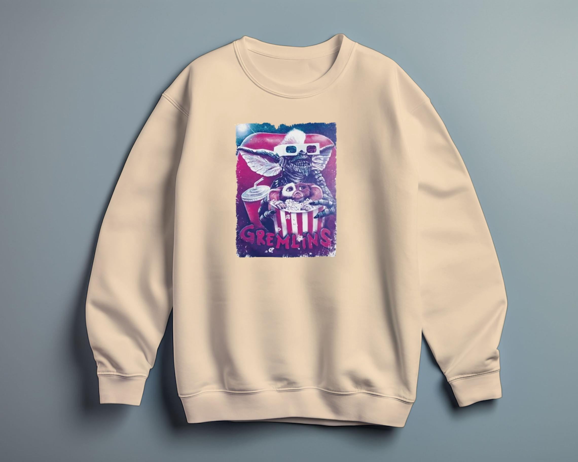 horror-comedy movie tee, unique vintage cinema merchandise shirt-C ...