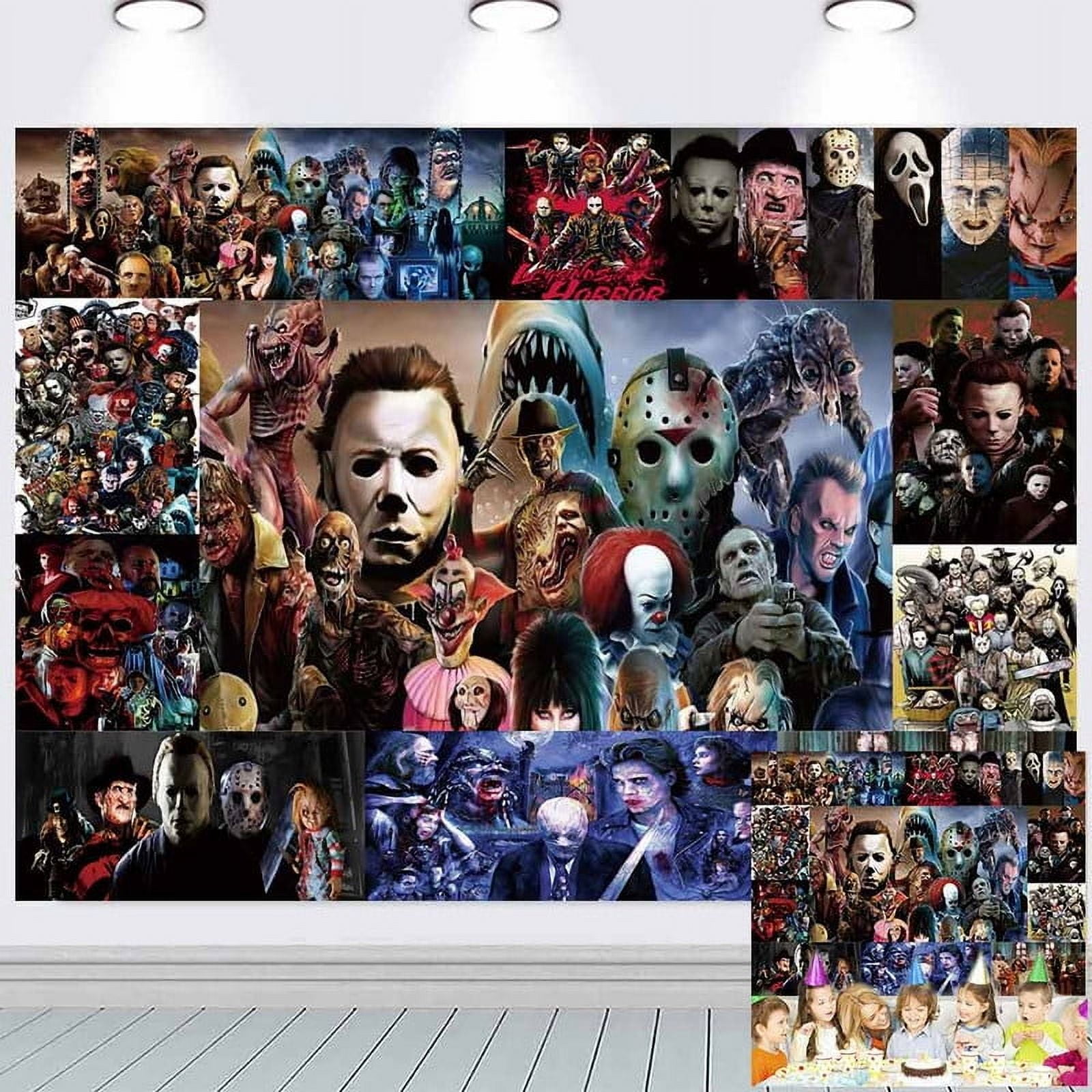 horror movie Backdrop Banner Party Supplies Poster Movie Theme ...