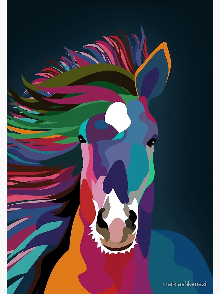 horse running Poster Framed-unframed - Walmart.com