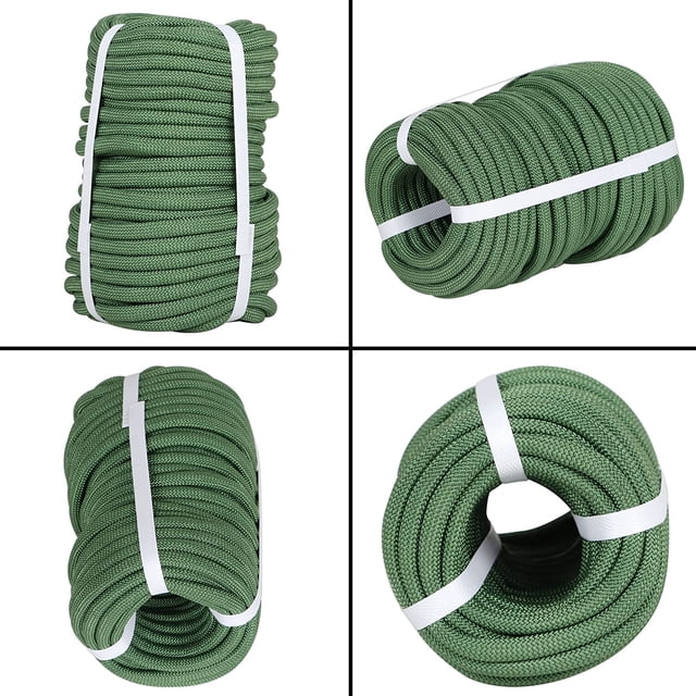 hostic 3/8 Inch 100 Feet Braided Rope 3520 LBS High Strength Polyester ...