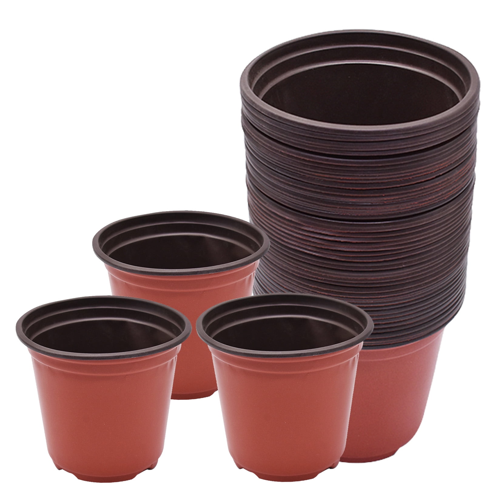 hostic 5.3" Seedling Pots Plastic Plant Pots Seedling Cups Nursery Pots ...