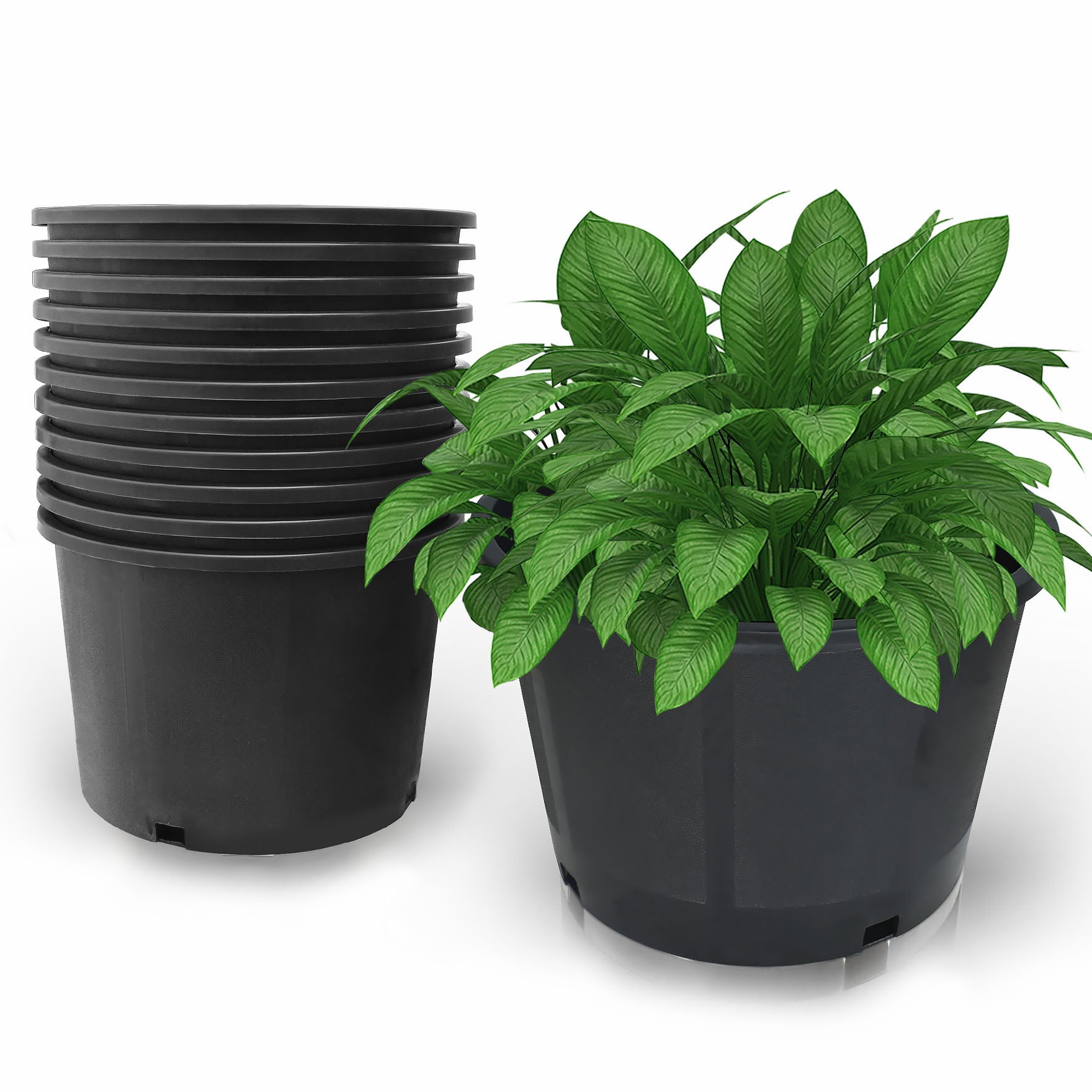 Hostic 5G Nursery Pots (10) - Modern pots for garden centers - Walmart ...