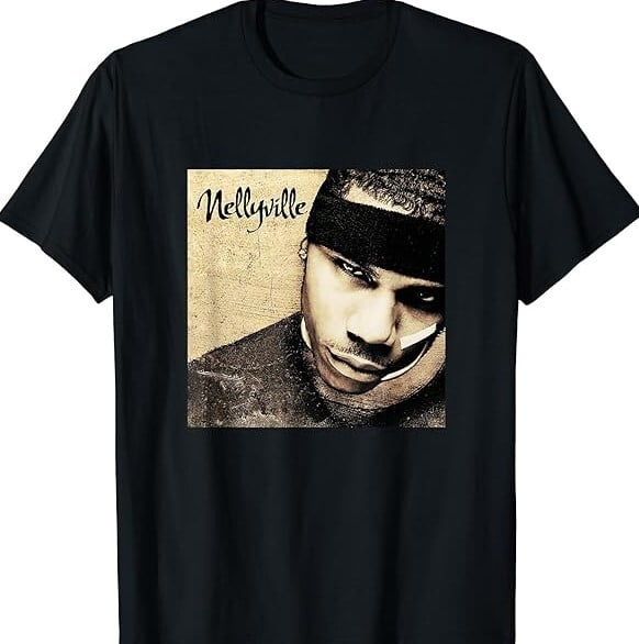 hot Nelly's Country Grammar Album Cover Derrty Entertainment T-Shirt ...