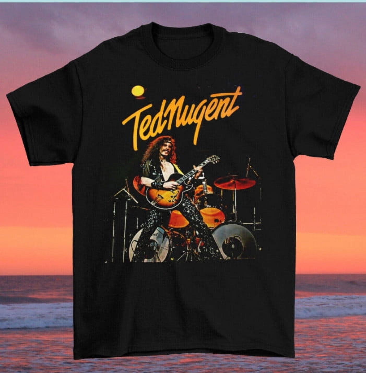 hot, Ted Nugent Guitar World Tour shirt, new best 2025 shirt, father ...