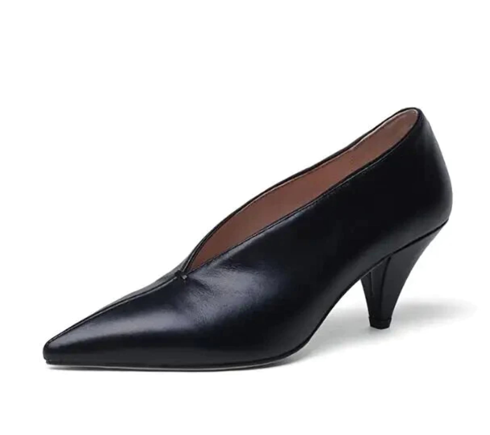 hot VANGULL women Genuine Leather shoes cow leather Sheep suede spike ...