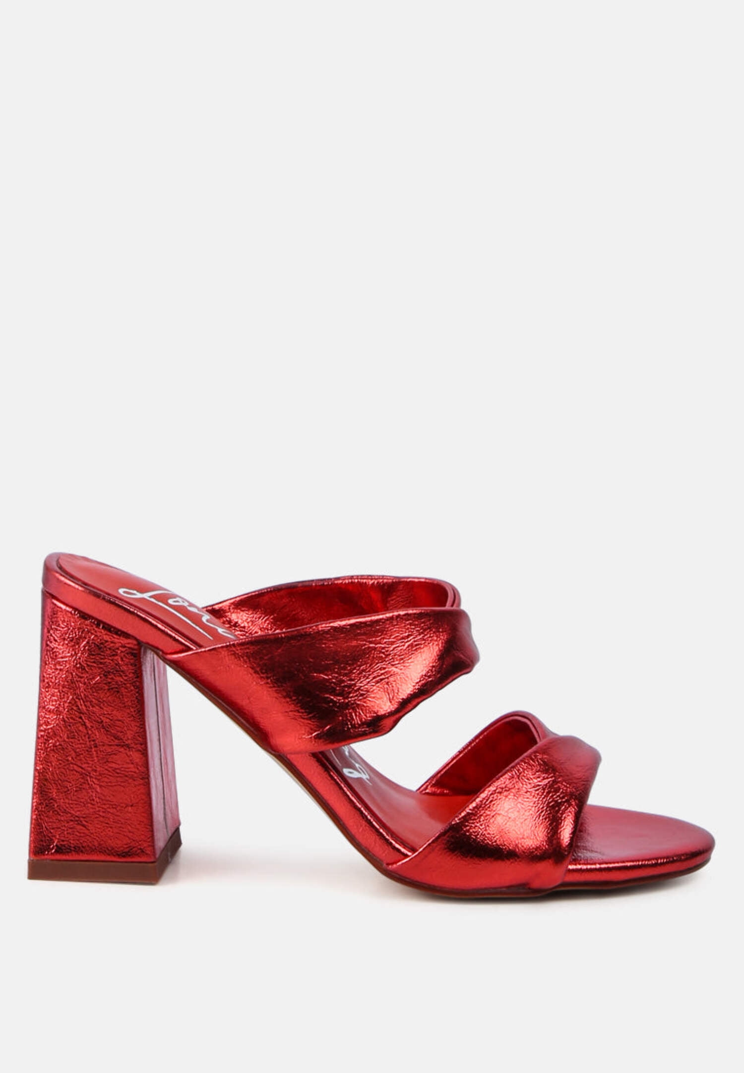 Hot Mess Puffy Block Heel Sandals - Walmart.com