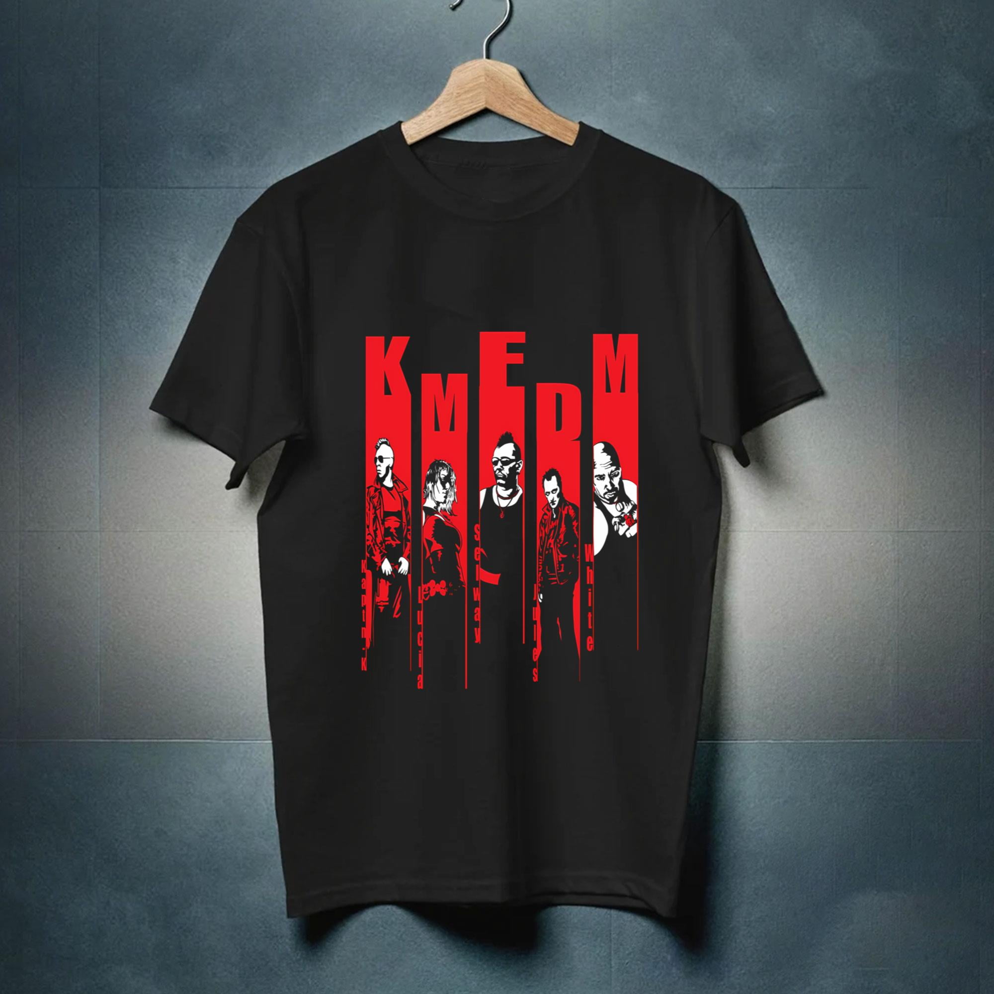 hot new KMFDM band Men T-shirt Black Short Sleeve All Sizes JM66 ...