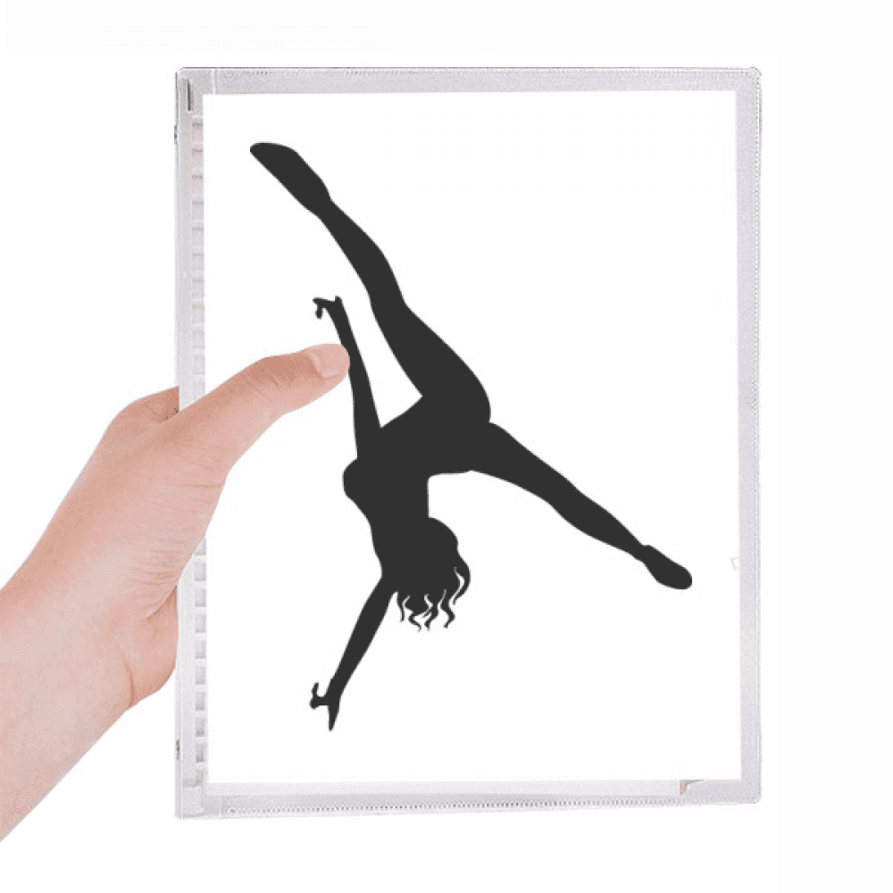 hot woman handstand dance notebook loose diary refillable journal ...