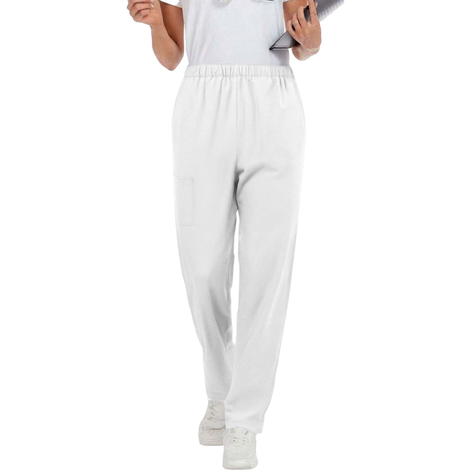 hotojiny Fall Women's Pants Elastic Waist Stretch Pull On Pants ...