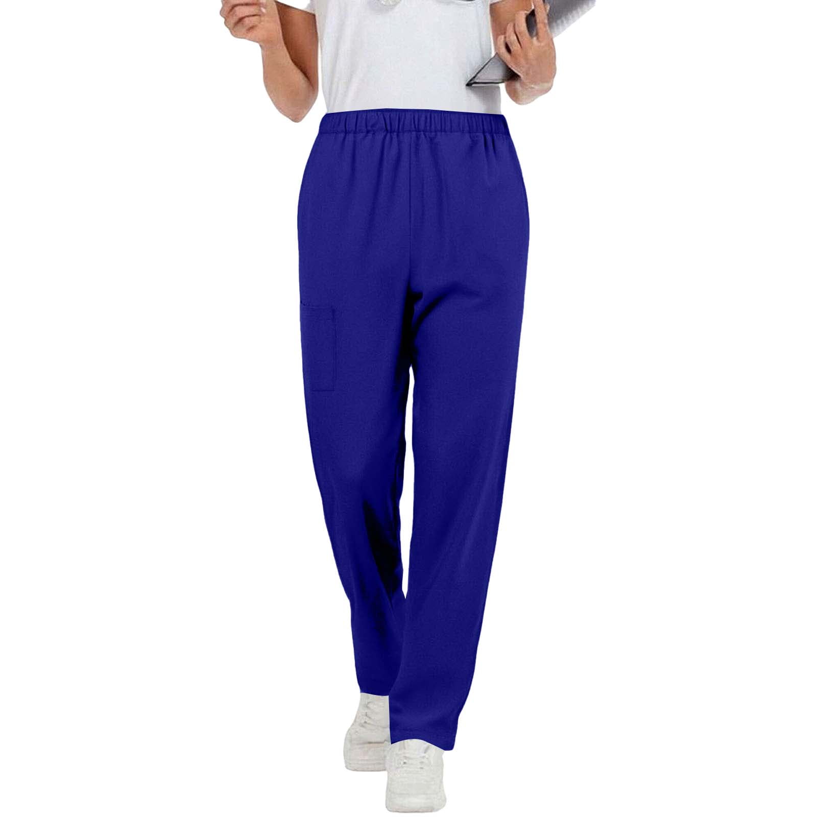 hotojiny Fall Women's Pants Elastic Waist Stretch Pull On Pants ...