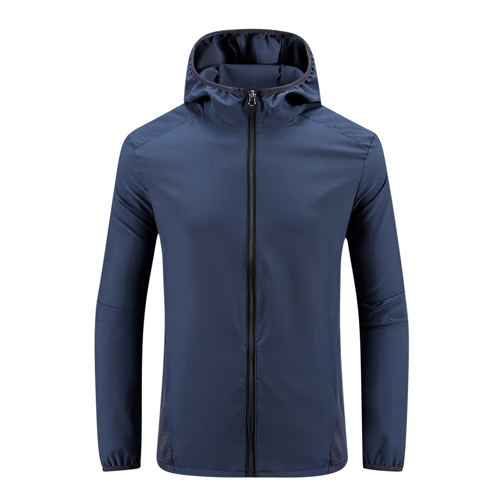 hotojiny Big and Tall Men's Rain Jacket Lightweight Long Sleeve ...