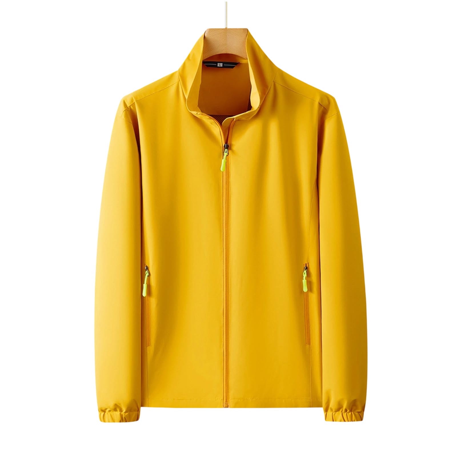 hotojiny Jackets for Men Big and Tall Lightweight Windbreaker Zipper ...