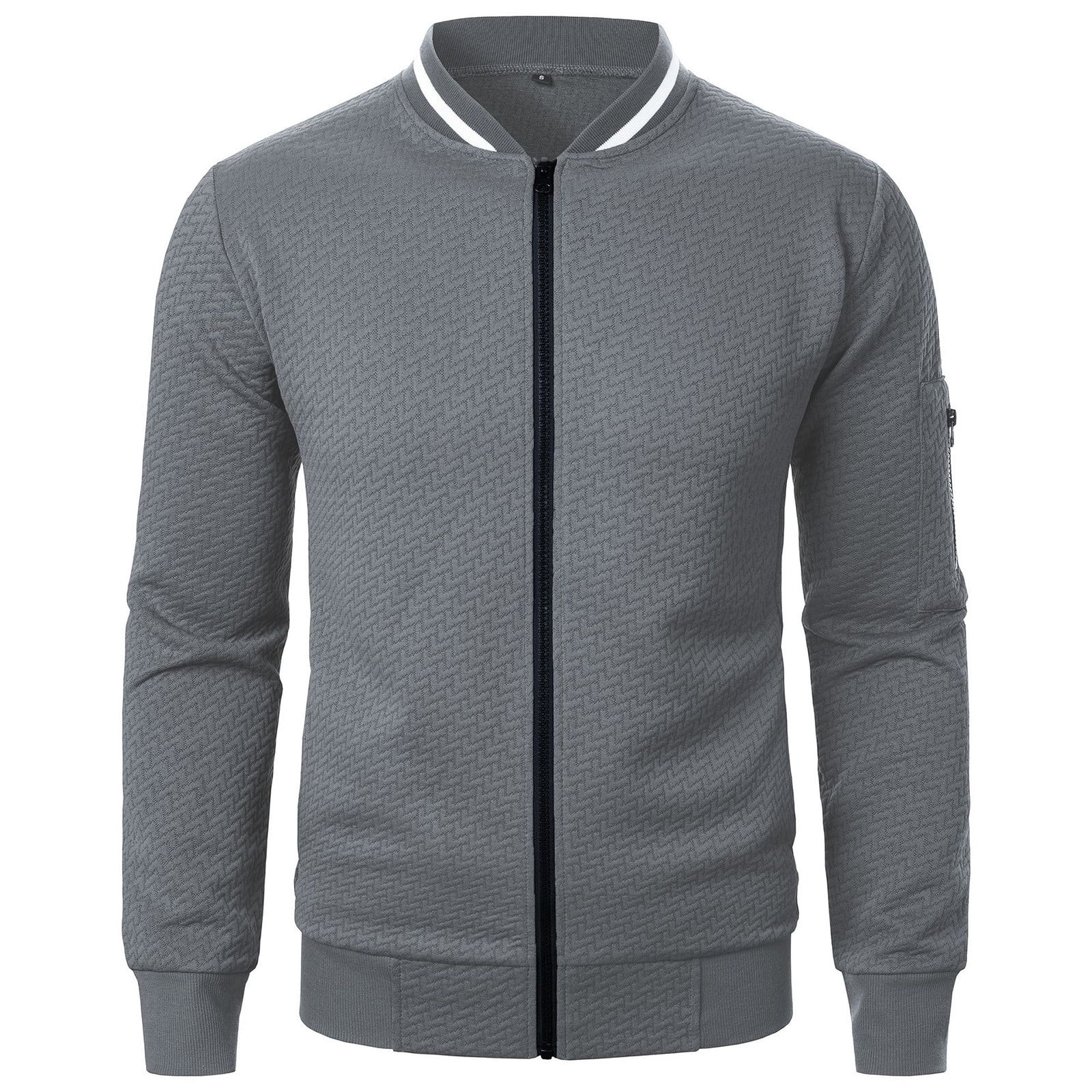 hotojiny Mens Lightweight Jackets Slim Fit Full Zip Business Casual ...