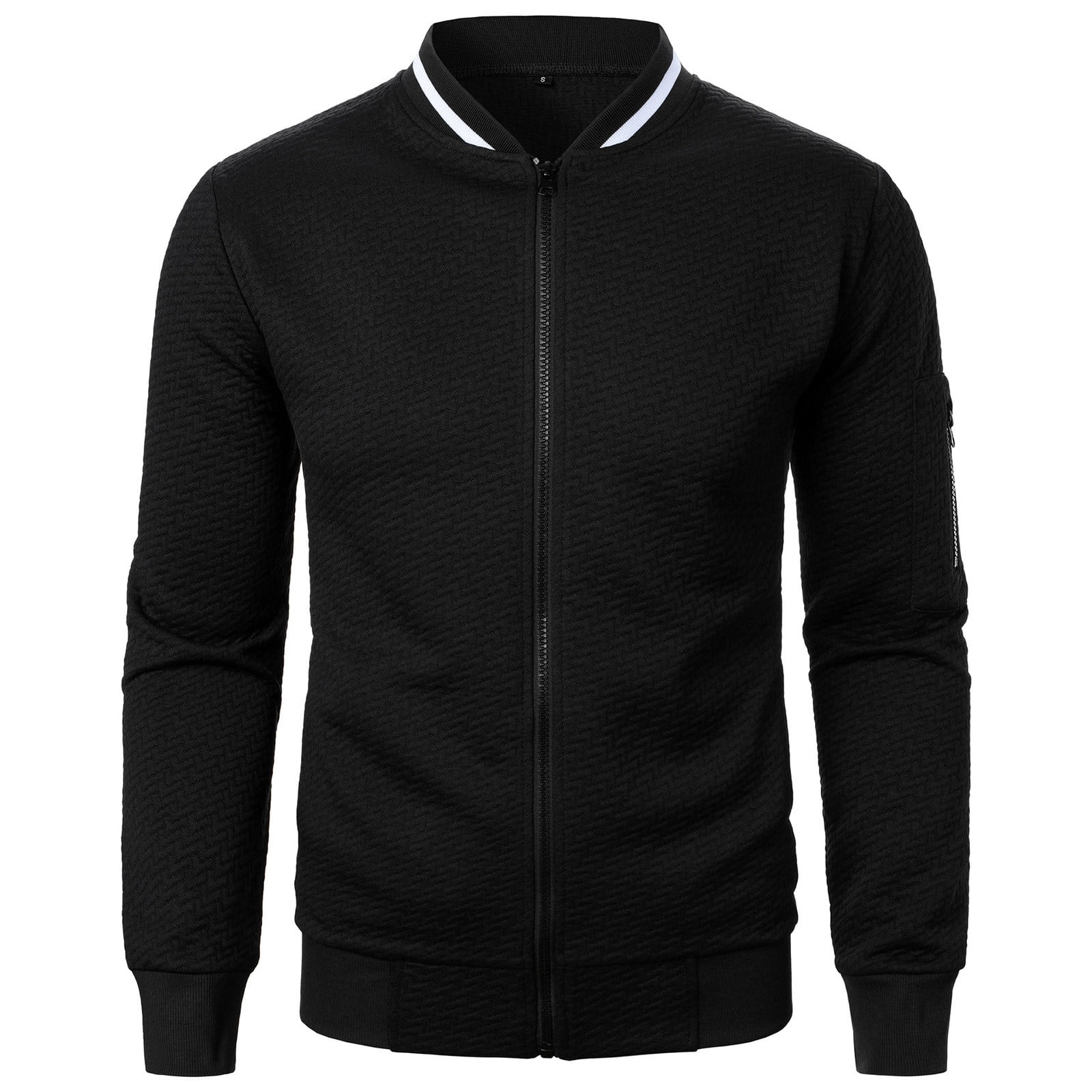 hotojiny Mens Lightweight Jackets Slim Fit Full Zip Business Casual ...