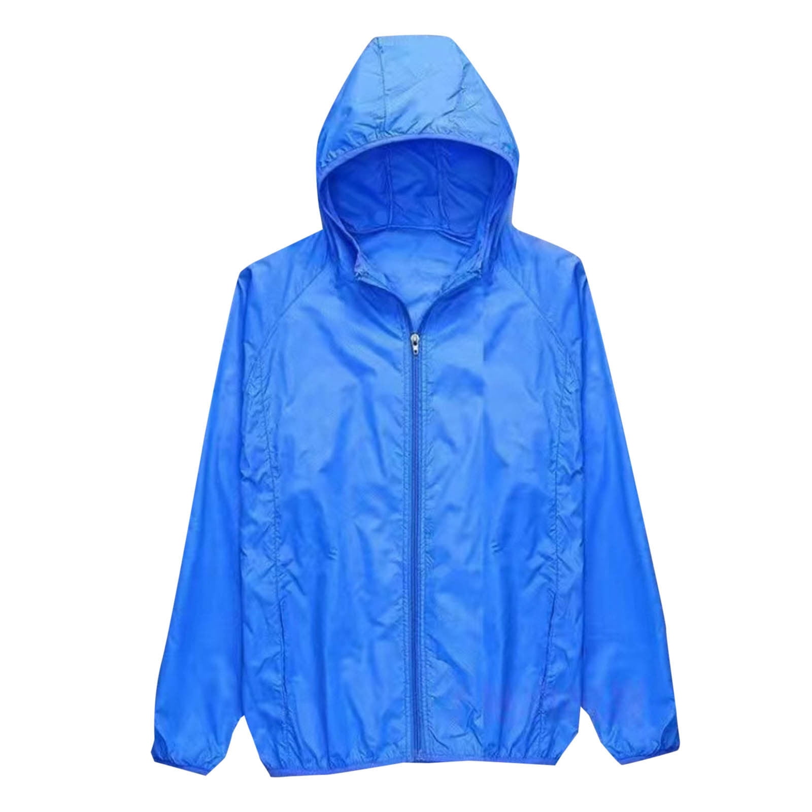 hotojiny Mens Sun Shirts Windbreaker Summer UPF 50+ 2025 Light Jacket Full Zip Sun Protection ...