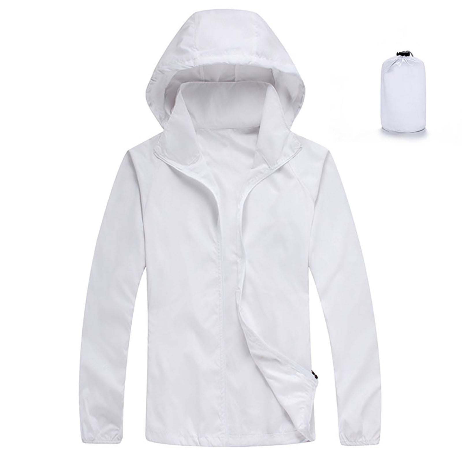 hotojiny Rain Jacket for Women Waterproof Lightweight Packable Raincoat ...