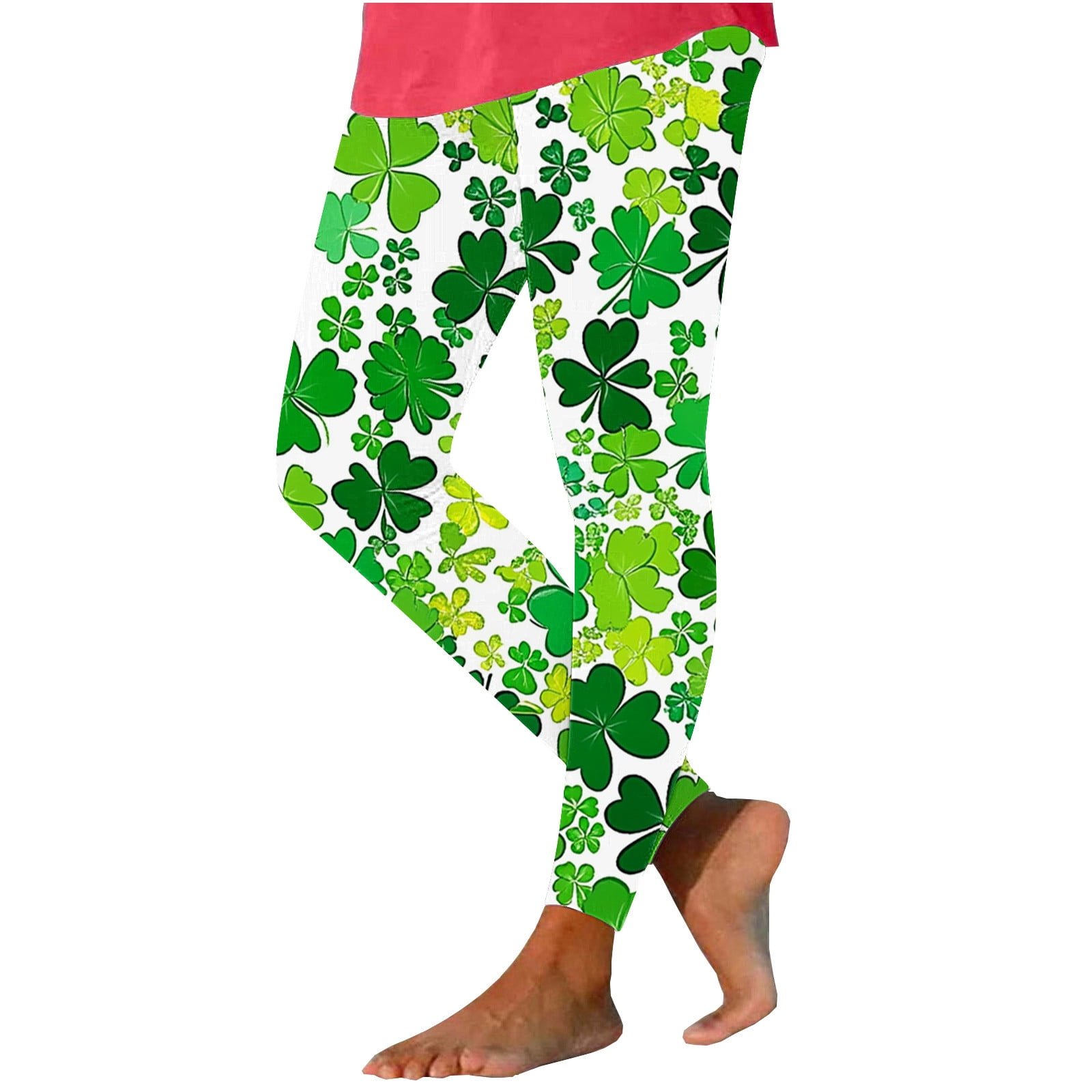 hotojiny St. Patrick's Day Leggings for Women Cute Gym Workout Yoga ...