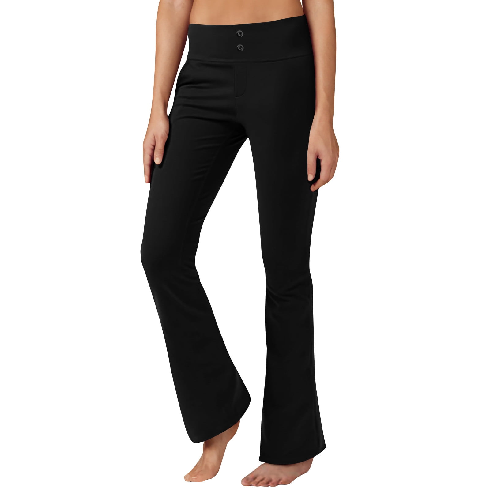 hotojiny Women's Bootcut Yoga Pants with Pockets Stretchy High Waist ...