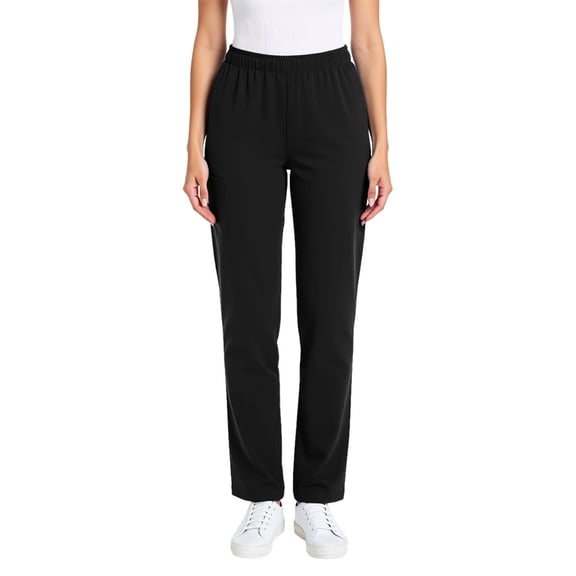 hotojiny Fall Women's Pants Elastic Waist Stretch Pull On Pants ...