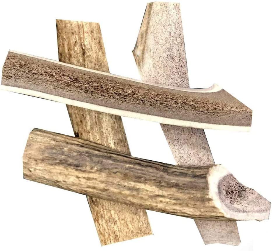 hotspot pets Premium Split Elk Antlers for Dogs - 7+ Inch Large Dog ...