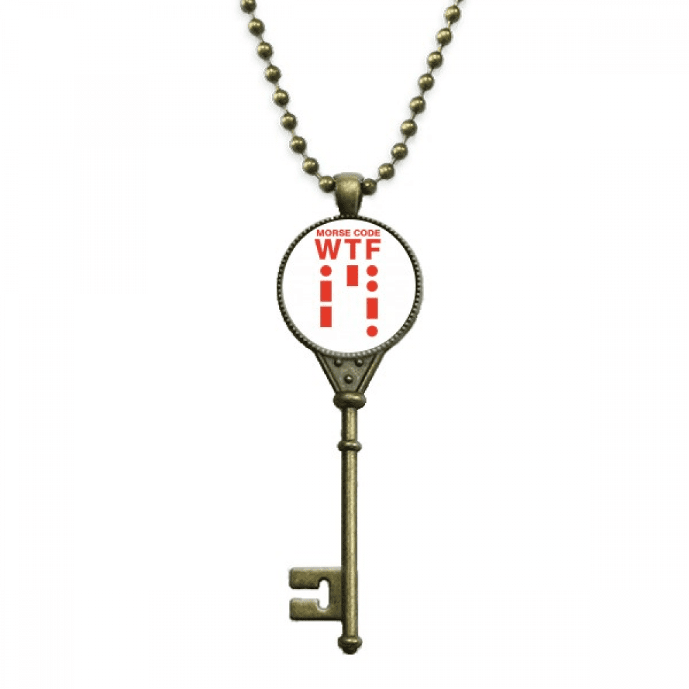 how expression morse code points lines key necklace pendant tray ...