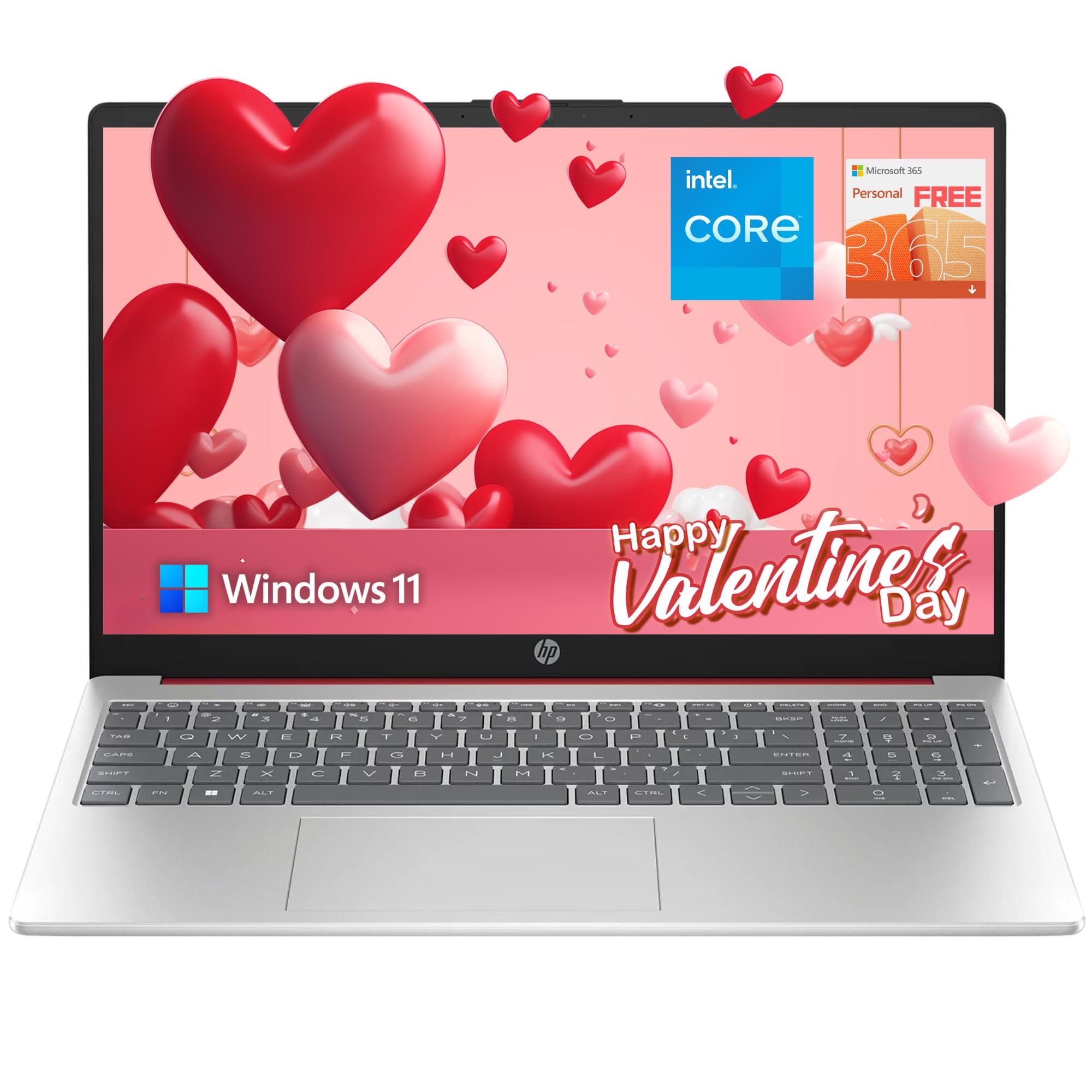 hp 15.6" Anti-Glare HD Laptop, Intel Quad-core Processor, 16GB RAM ...