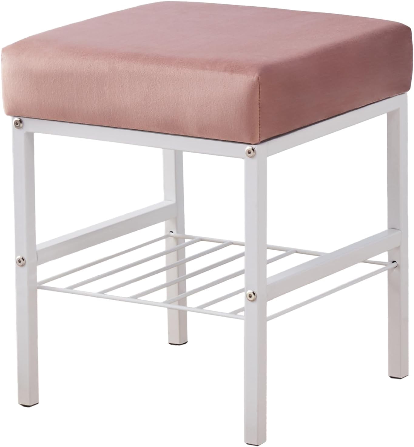hsrhsgaga LTKIF anity Stool Foot Stools Velvet Ottoman Stool Ottoman ...