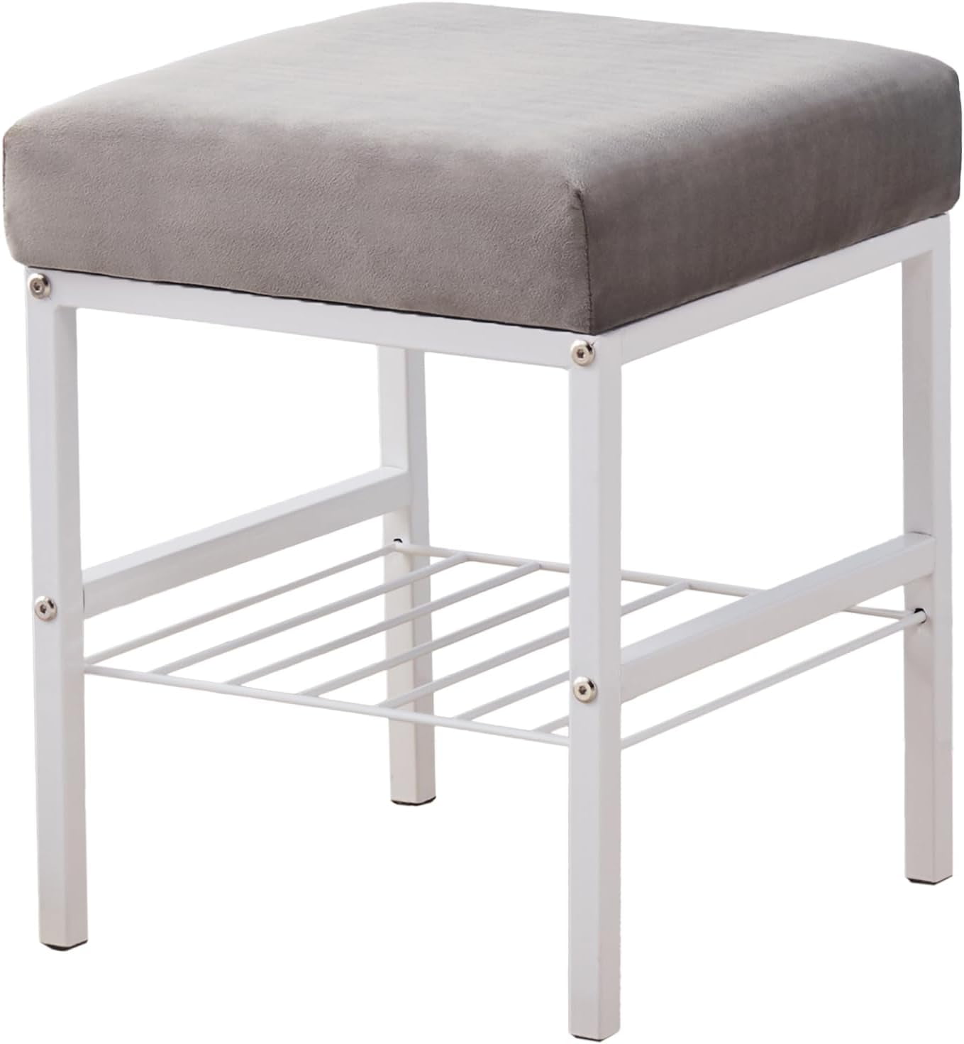 hsrhsgaga LTKIF anity Stool Foot Stools Velvet Ottoman Stool Ottoman ...