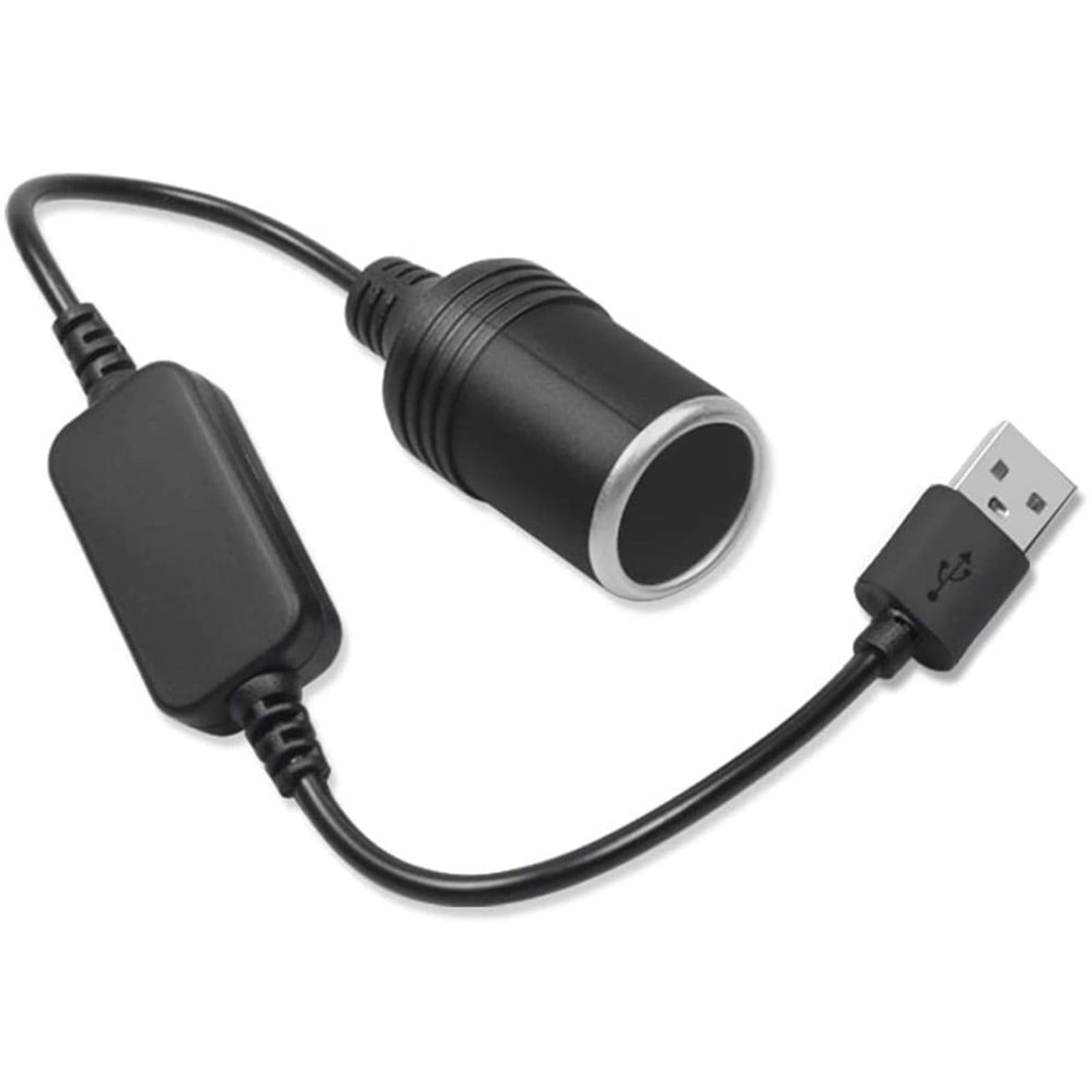 hsxinxi 5V to 12V 1-meter long USB DC power adapter, Car Lighter Socket ...