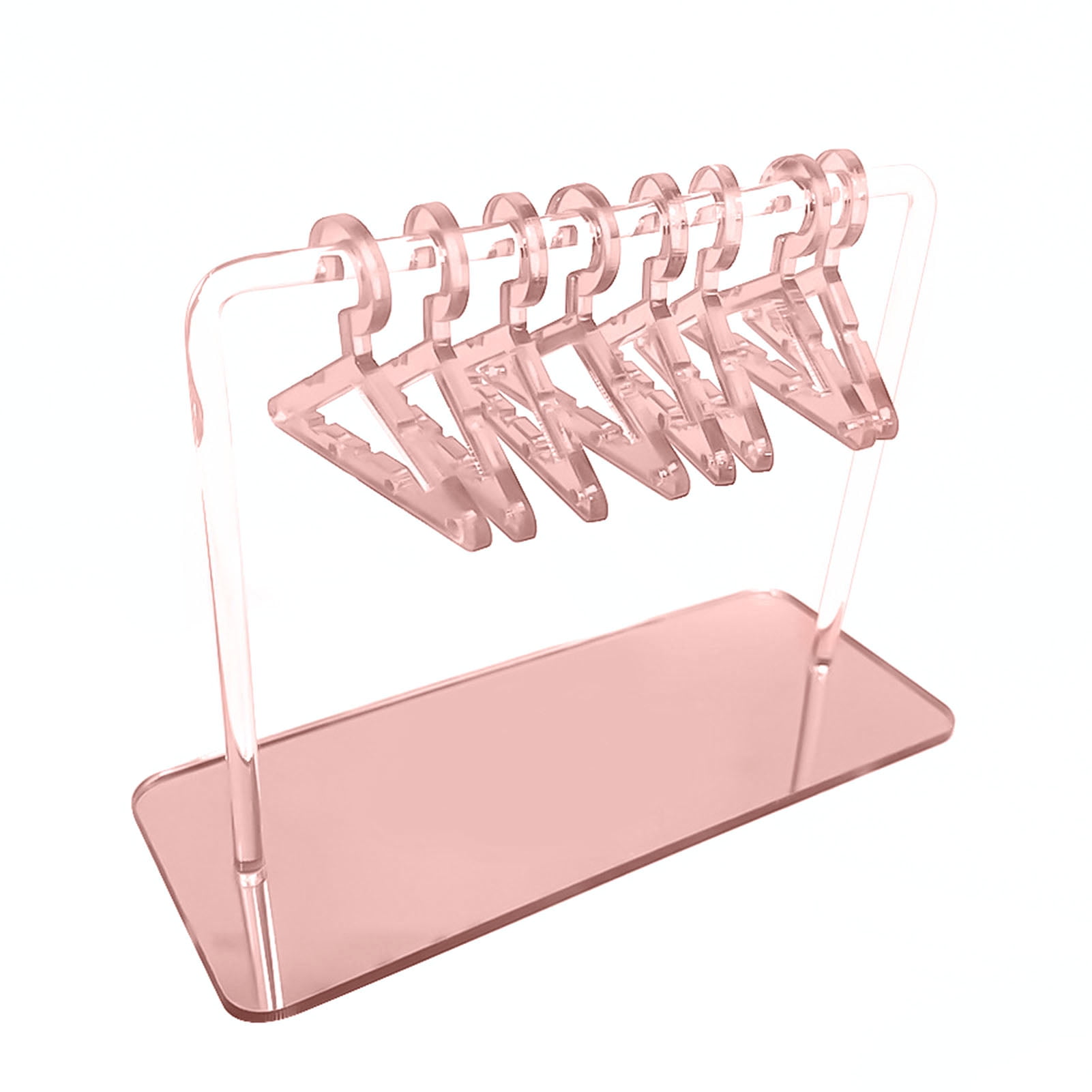 Huanledash 1 Set Earring Rack Coat Hanger Shape Polished with Base ...
