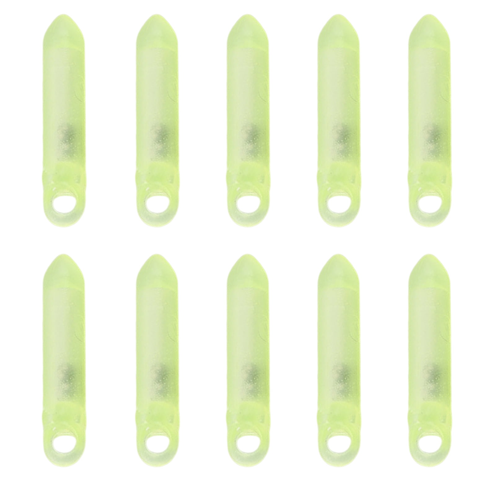 huanledash 10Pcs Fluorescent Color Plastic Shell Hanging Hole Fishing ...