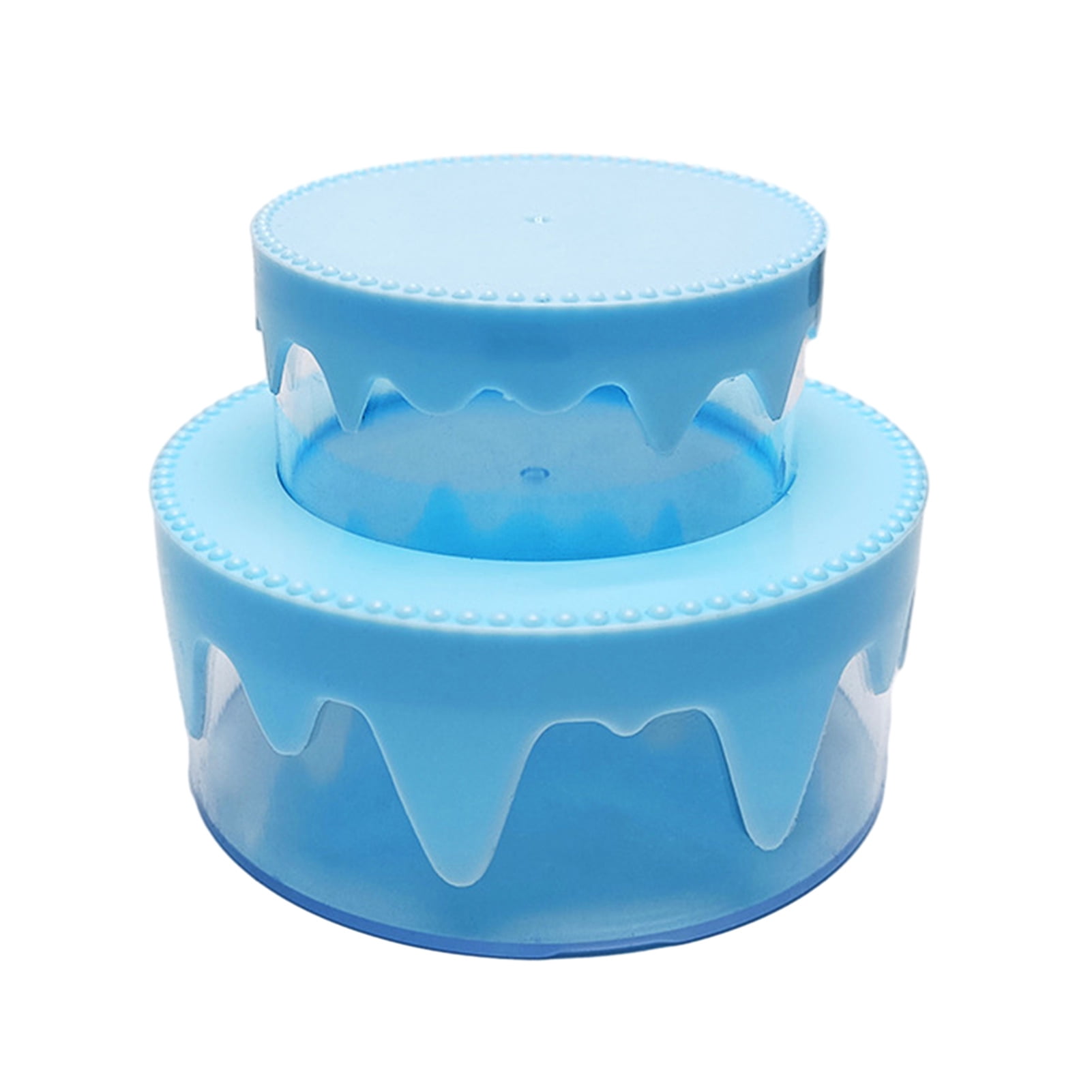 huanledash 2 Pcs/Set Storage Boxes Cake Shape Double Layers DIY ...