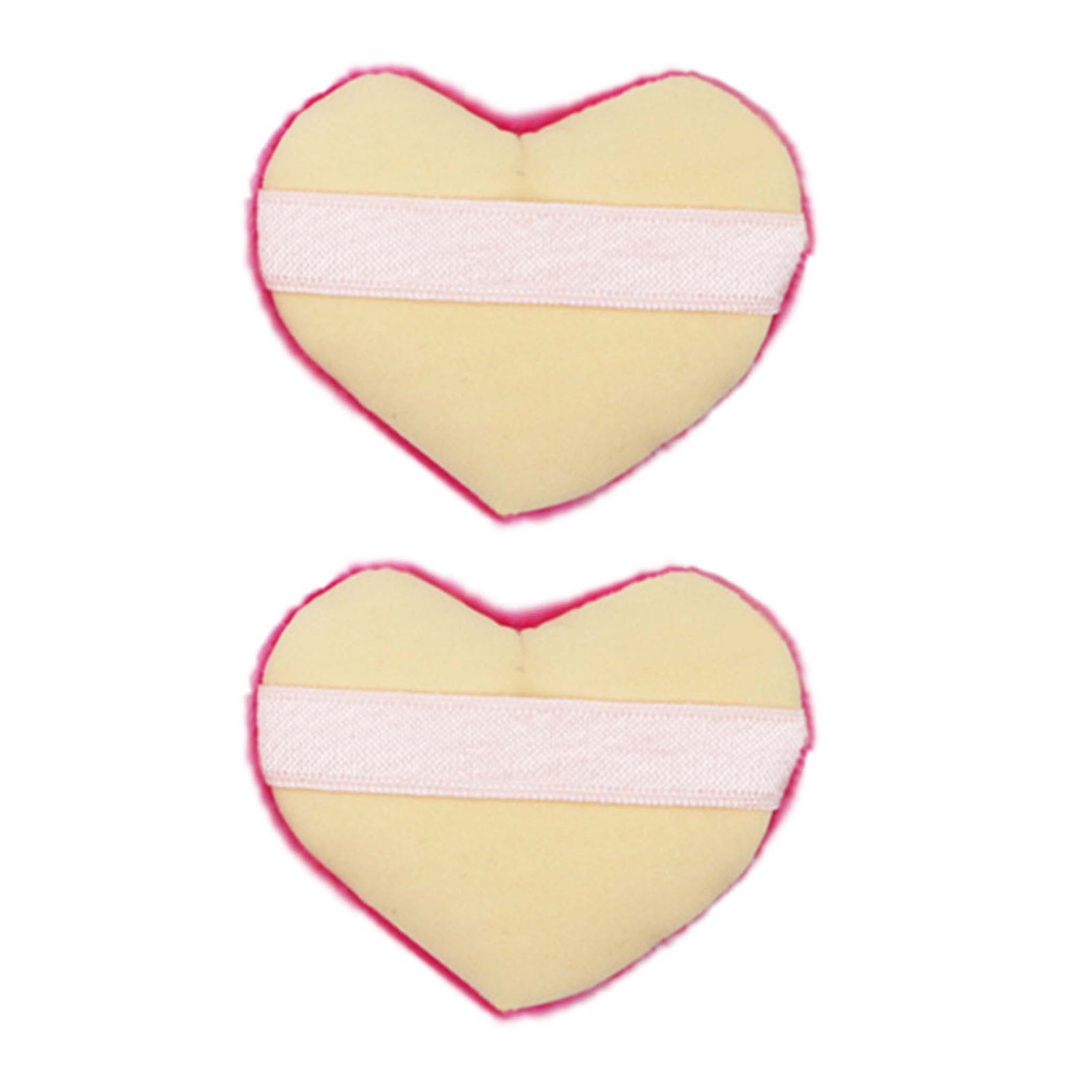 huanledash 2Pcs Powder Puff Double sided Wet Dry Dual Use Ultra Soft ...