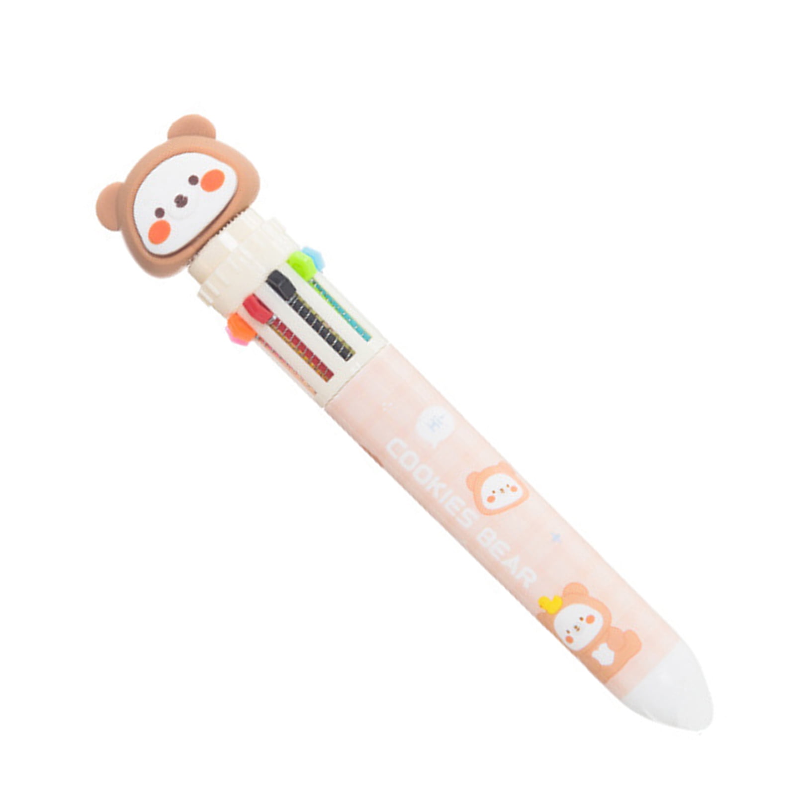 huanledash Ballpoint Pen Comfortable Grip Push-type Smooth Writing Ten ...