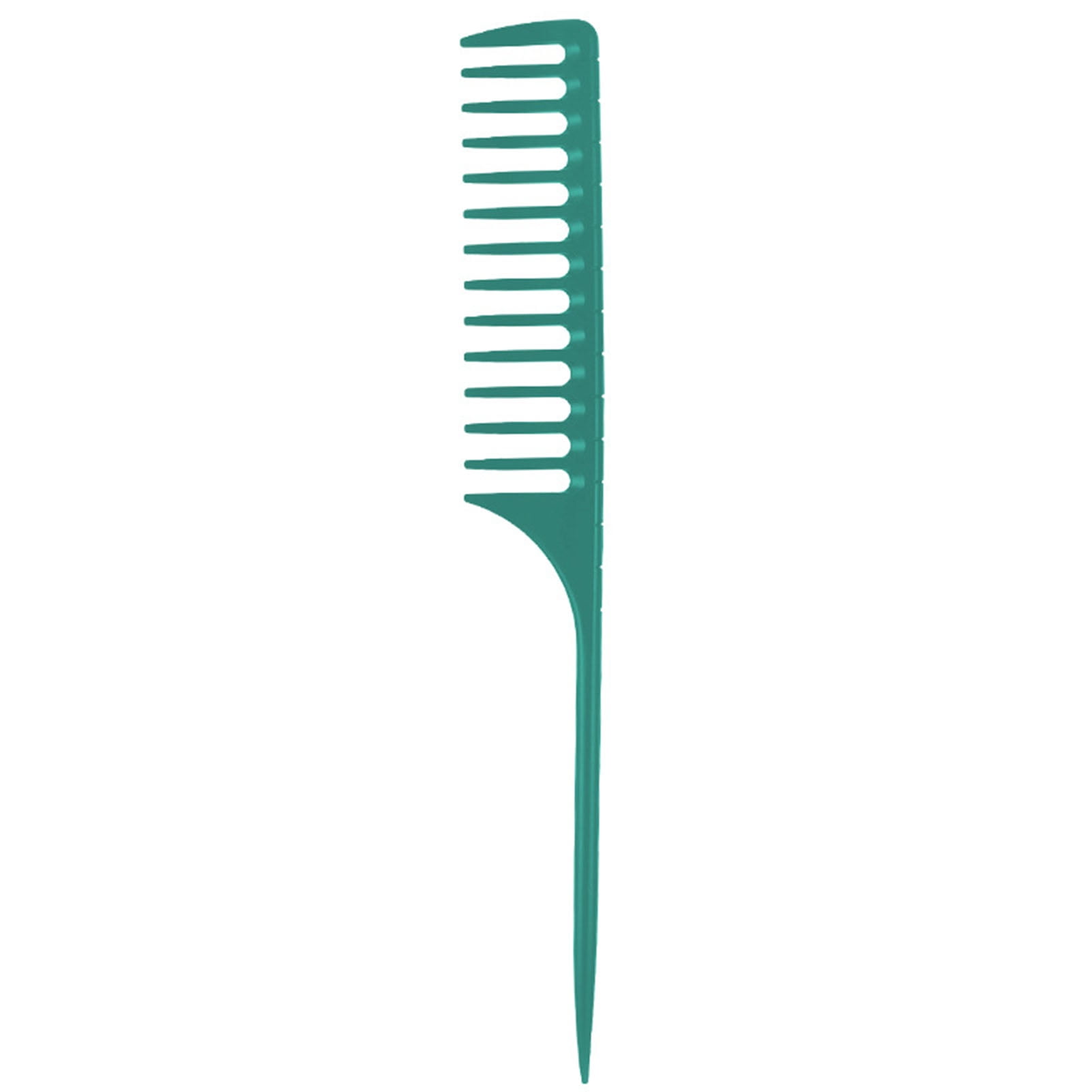 huanledash Rat Tail Comb Wide Tooth Non-slip Comfortable Grip Massage ...