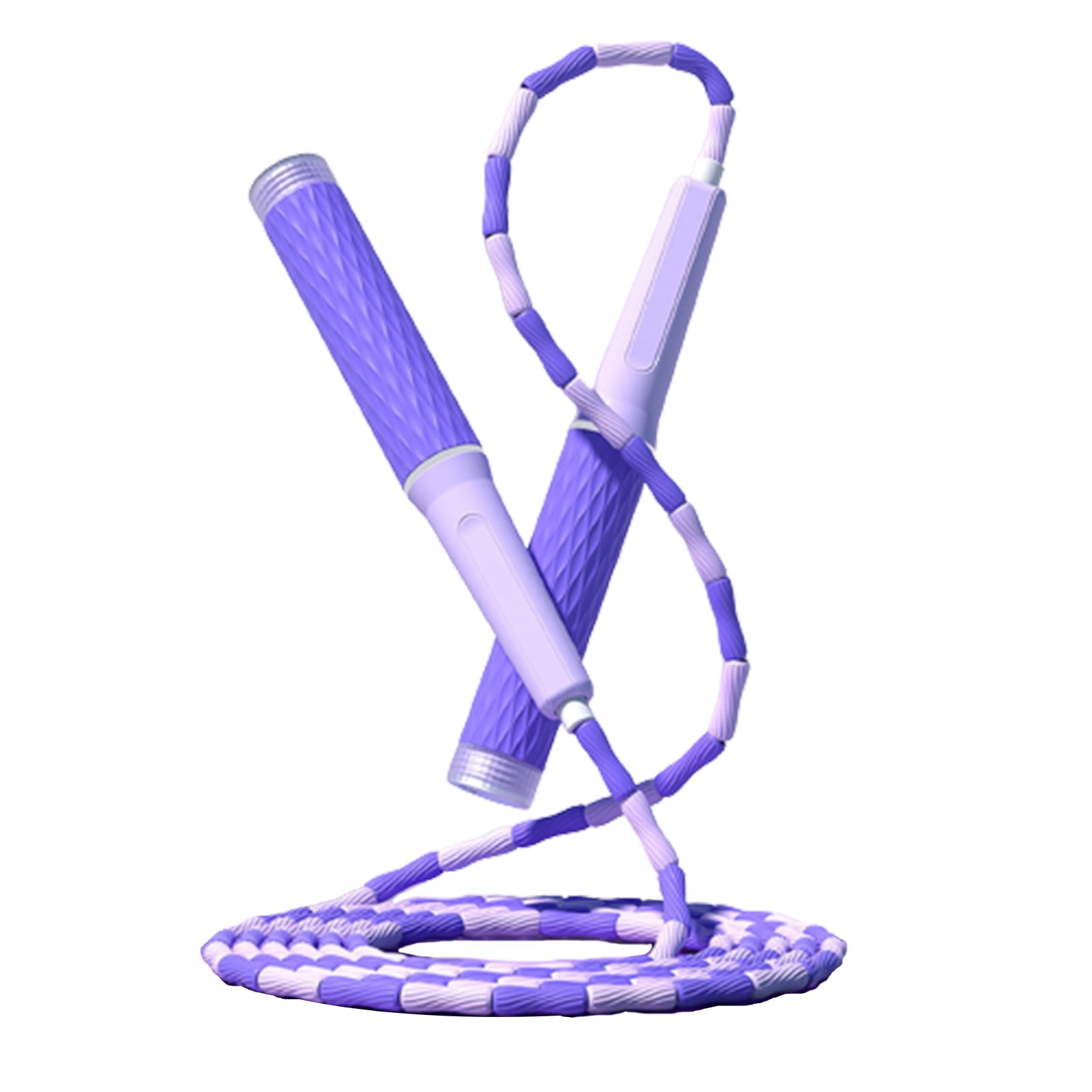 huanledash Skipping Rope Adjustable Soft Beaded Slub Design Portable ...