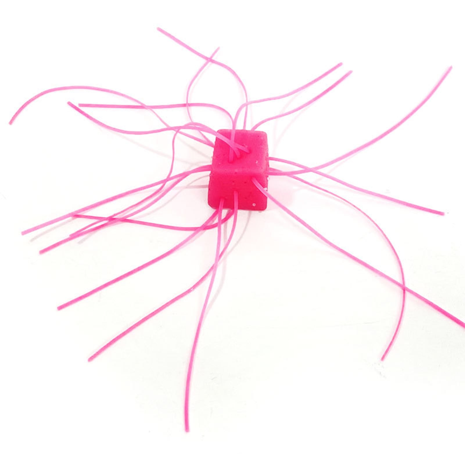 huanledash Soft Bait Dice Shape Whisker Design Bright Color Slow ...