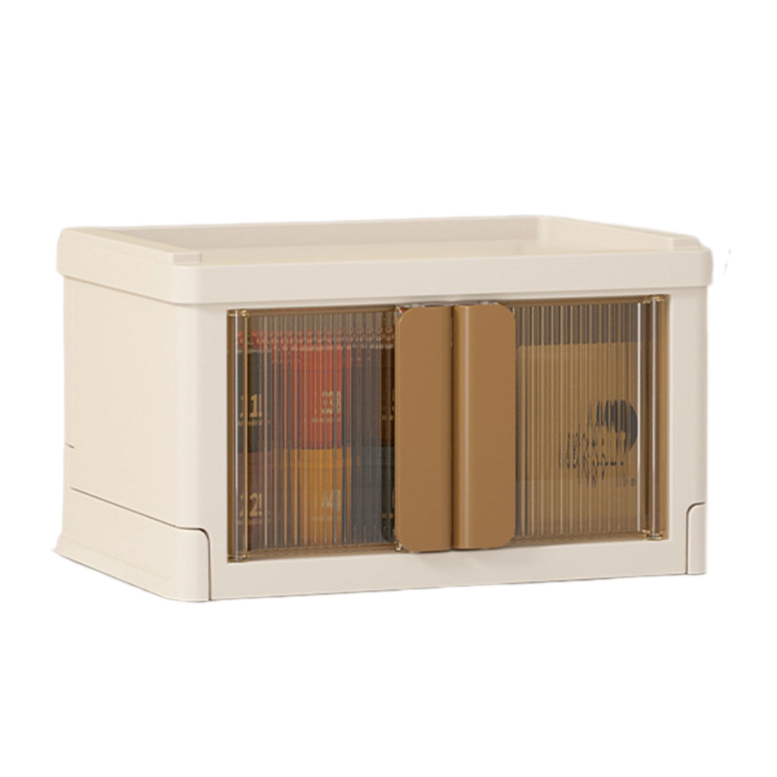 huanledash Sundries Storage Box Double Door Foldable with Phone Stand ...