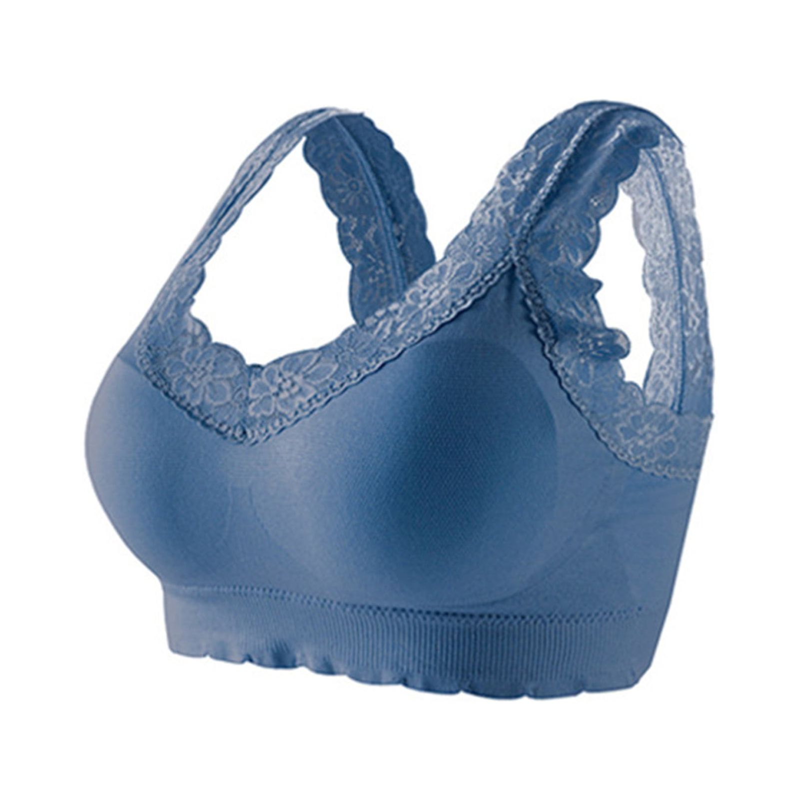 huanledash Women Bra Sunflower Lace Underwear Padded Beauty Back ...