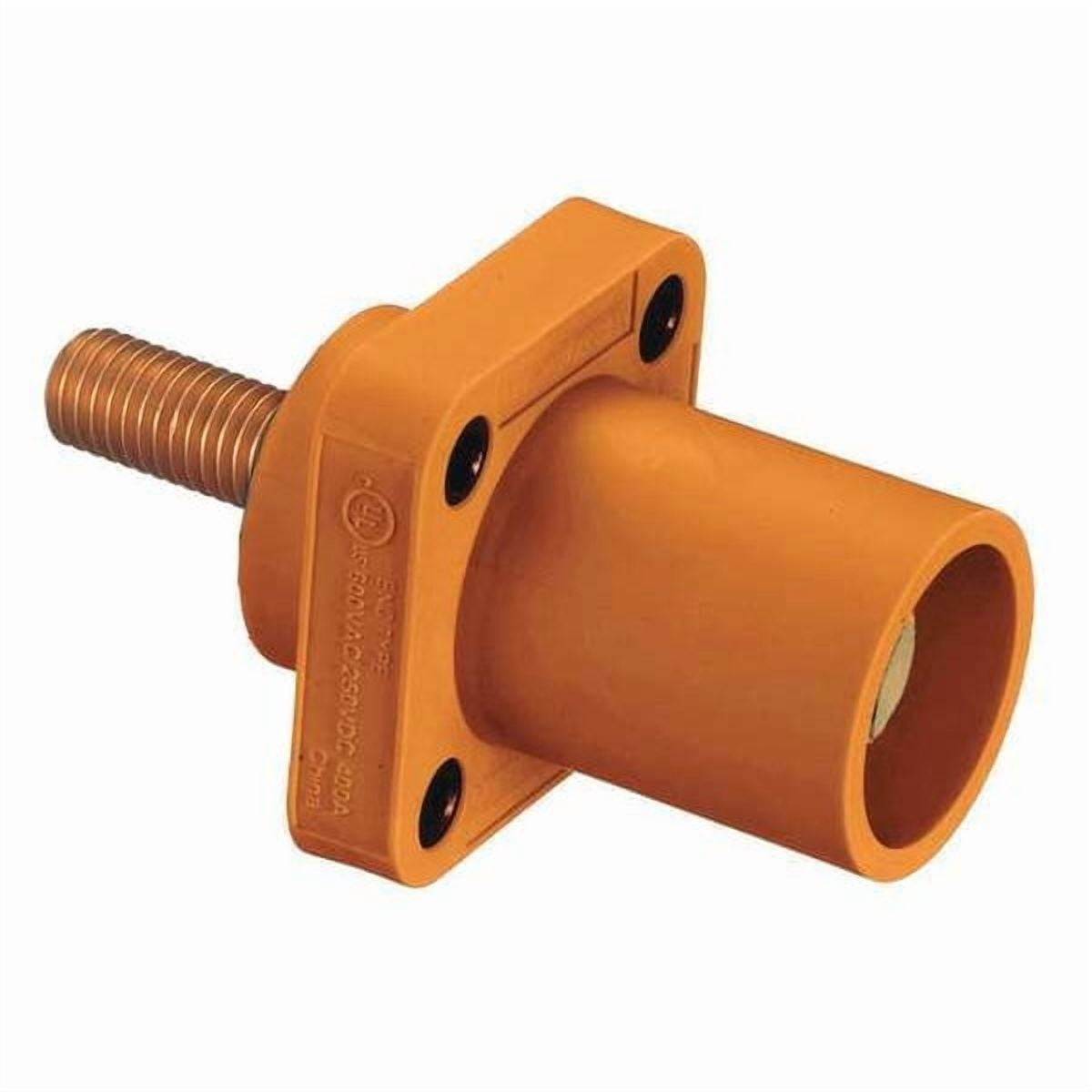 Hubbell Wiring Device-Kellems Recpt,Orange,Male,Stud Terminals,400 A ...