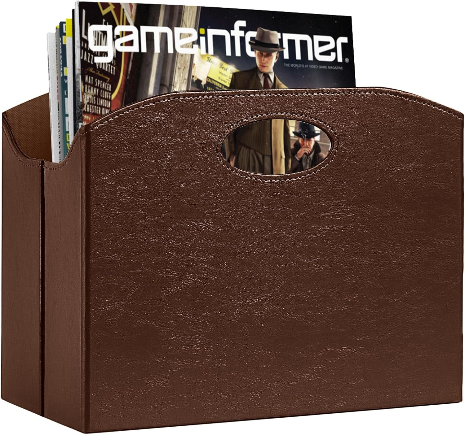 lifrceu HCOCM Magazine Rack Floor foldable Magazine Holders Basket ...