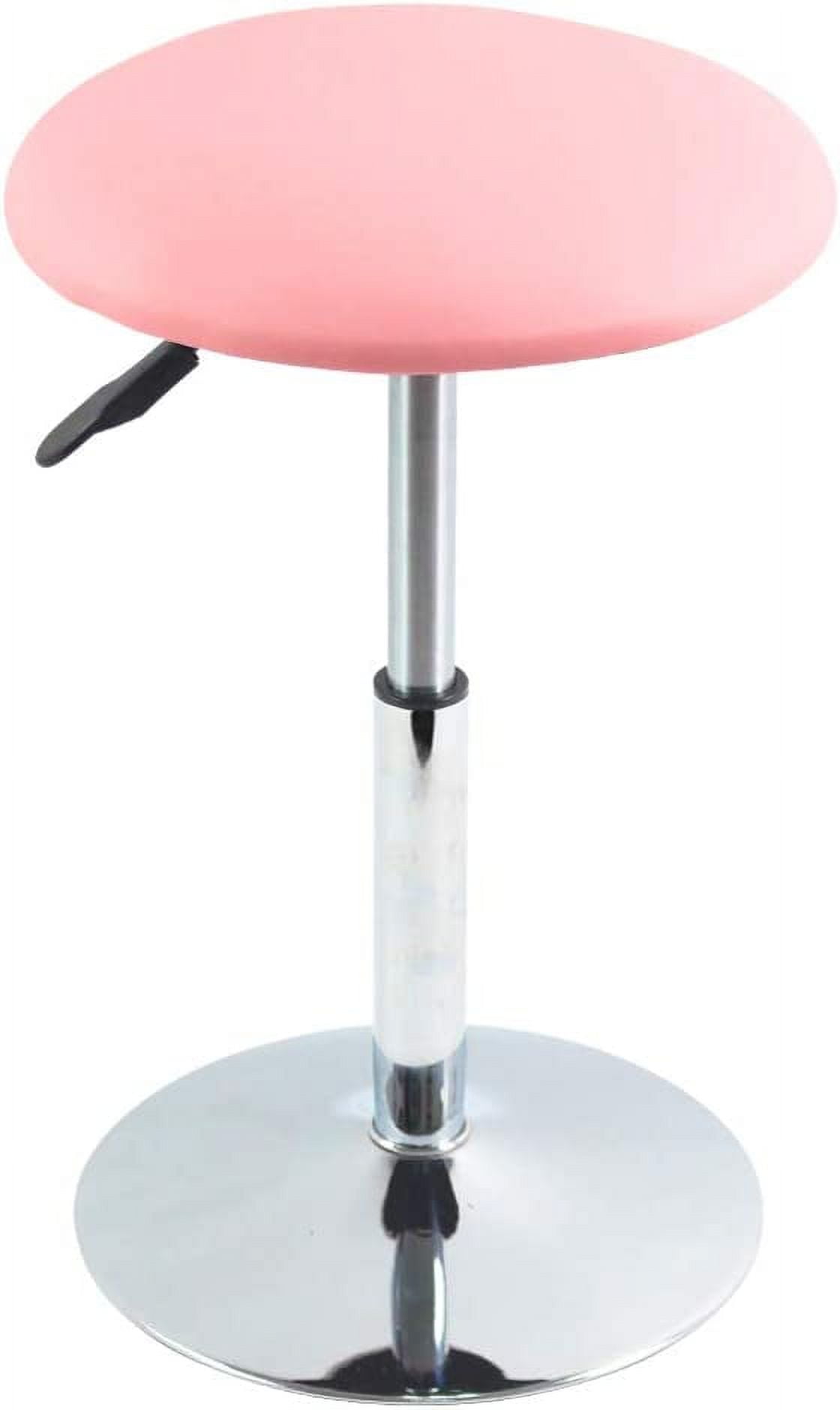 hubfctd Short Round Spa Stool - Height Adjustable Vanity Stool Swivel ...