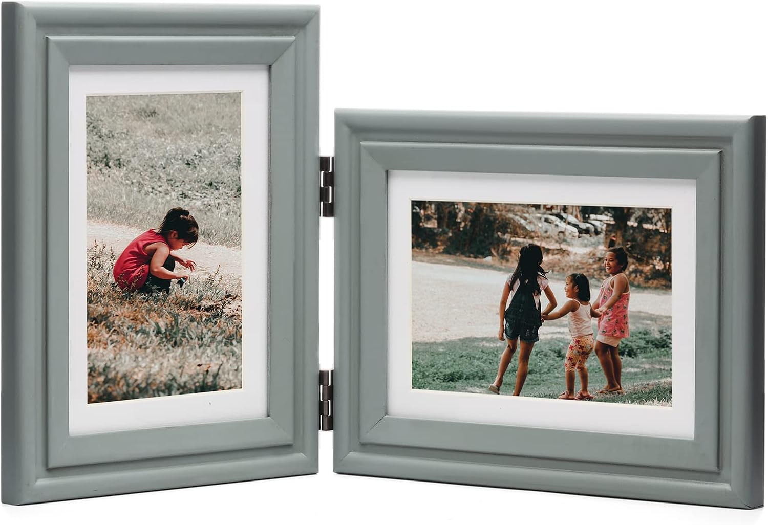 hubfctd Vertical & Horizontal 5X7 Picture Frames Double Hinged Wood ...